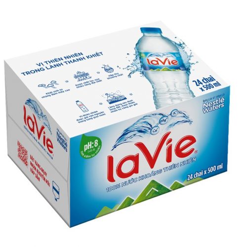 Nước uống Lavie thùng 24 chai 500ml • Đổi nước bình tận nhà Thủ Đức